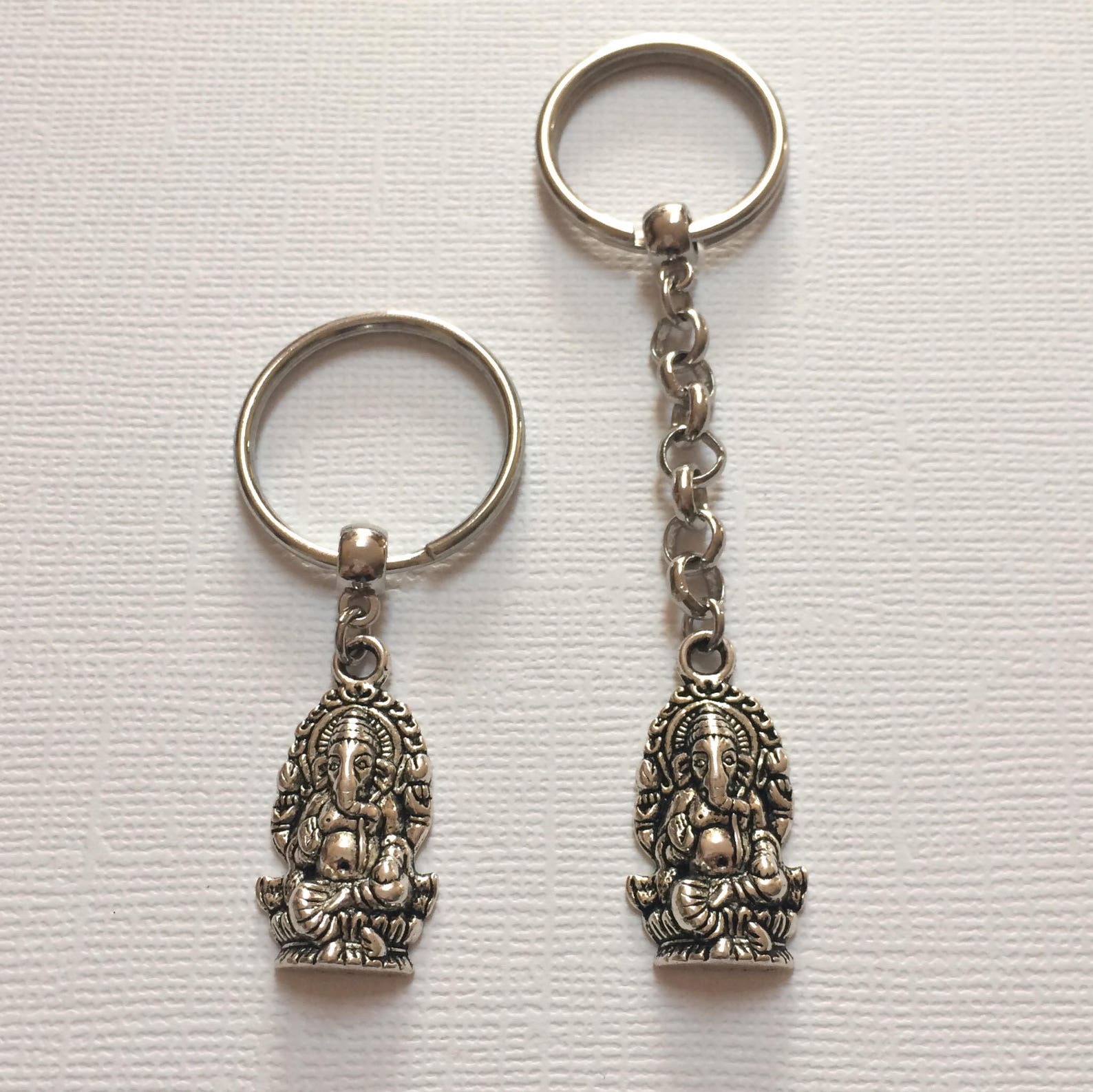 Ganesh Keychain Hindu Elephant Keyring Backpack or Purse - Etsy