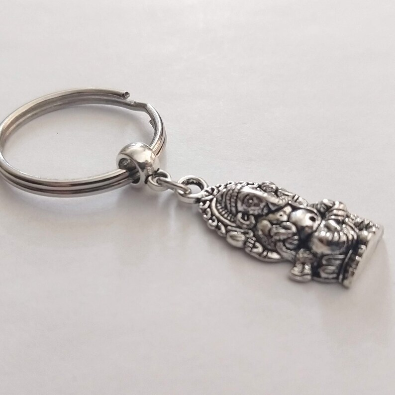 Ganesh Keychain Hindu Elephant Keyring Backpack or Purse - Etsy