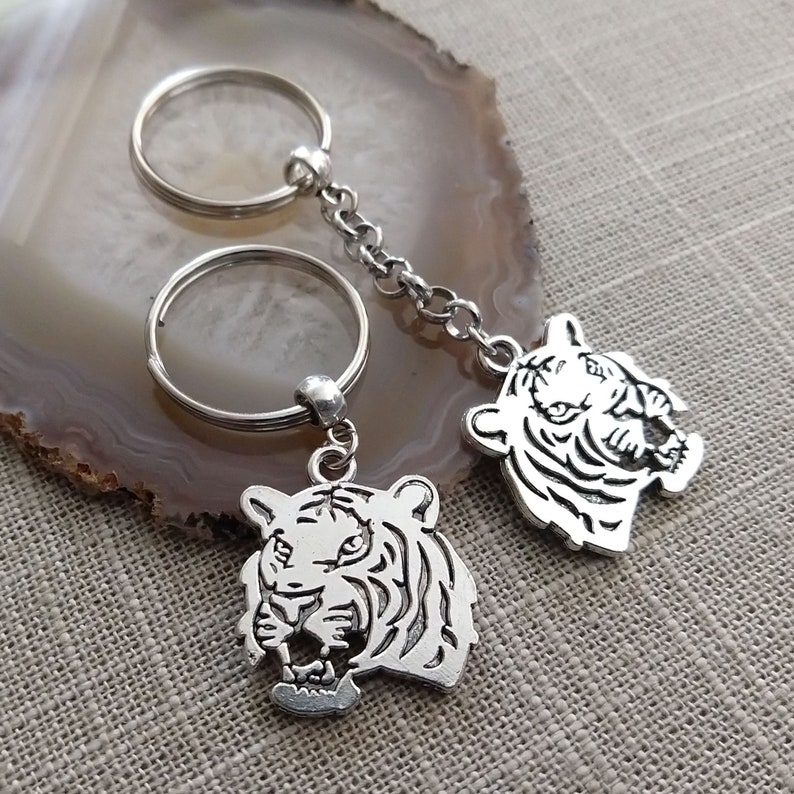 Tiger Key Chain Vintage Detroit Tigers Logo - Etsy
