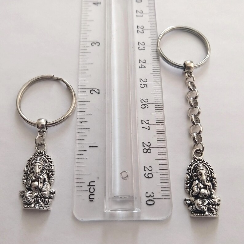 Ganesh Keychain Hindu Elephant Keyring Backpack or Purse - Etsy