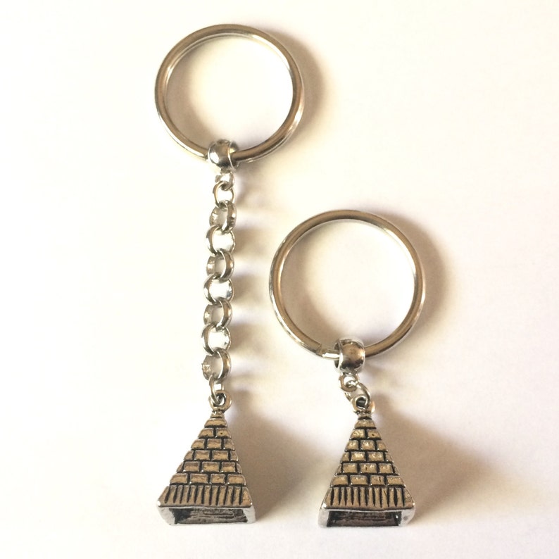 Pyramid Keychain Key Ring or Zipper Pull Egyptian Backpack or - Etsy