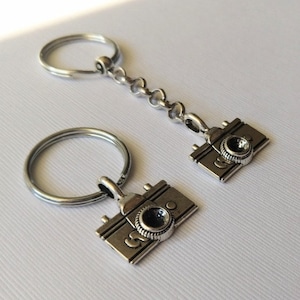 Vintage Camera Keychain, Your Choice of Two Colors, Key Ring or Zipper ...
