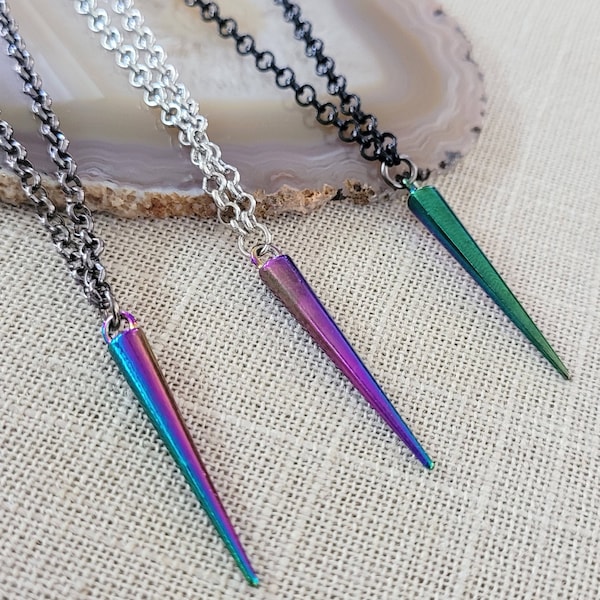 Titanium Rolo Necklace - Etsy