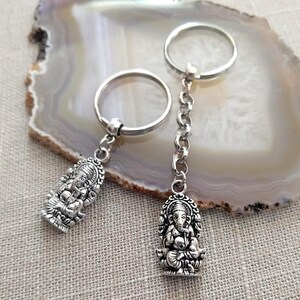 Ganesh Keychain, Hindu Elephant Keyring, Backpack or Purse Charm ...
