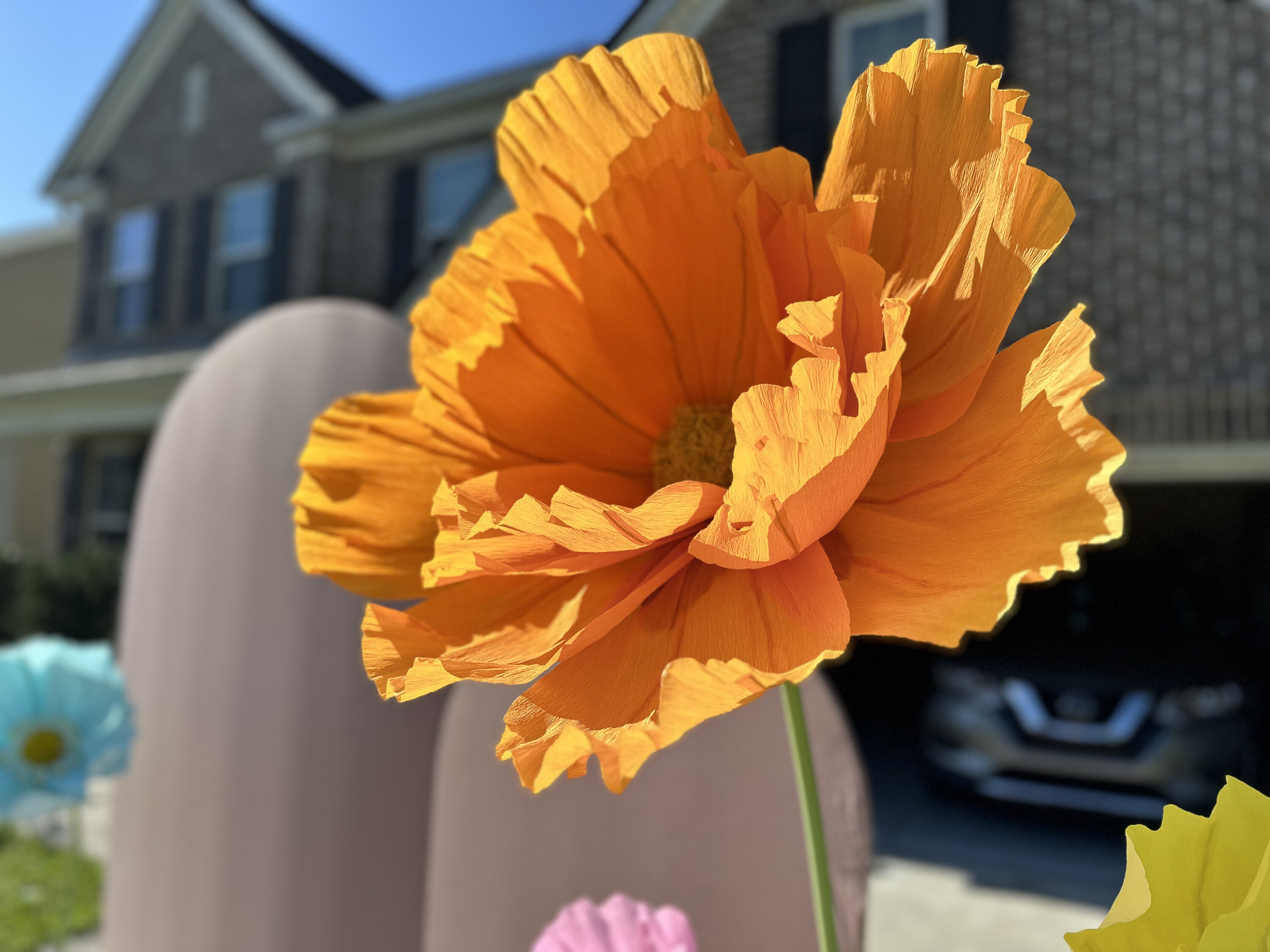 Handmade Giant Free Standing Paper Flowers Large Wedding Christmas ...