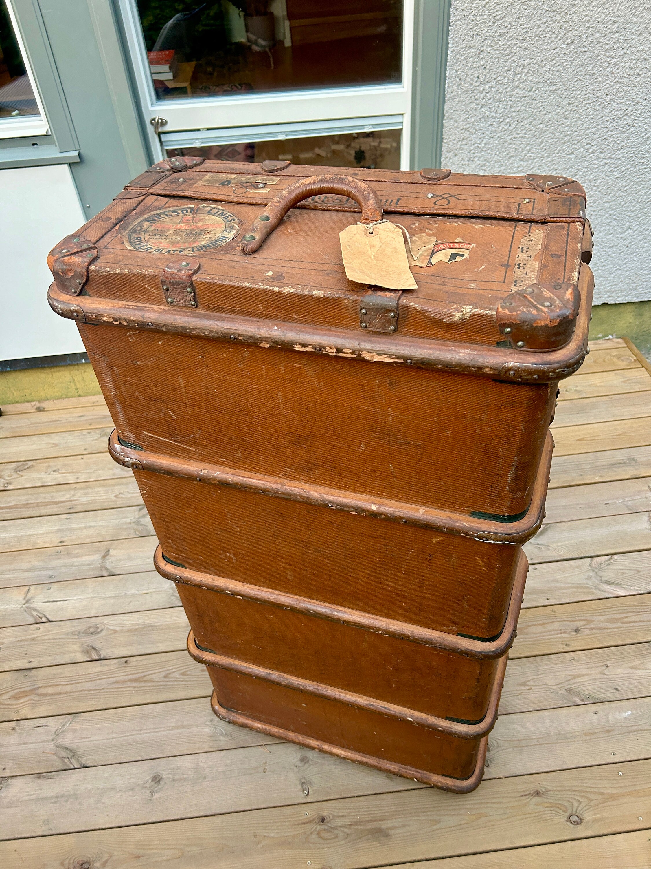 Beautiful Vintage Russian Steamer Trunk - Etsy