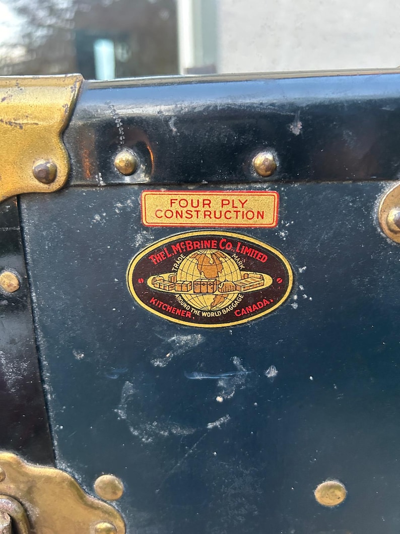 Amazing Antique Steamer Trunk Wardrobe - Etsy UK