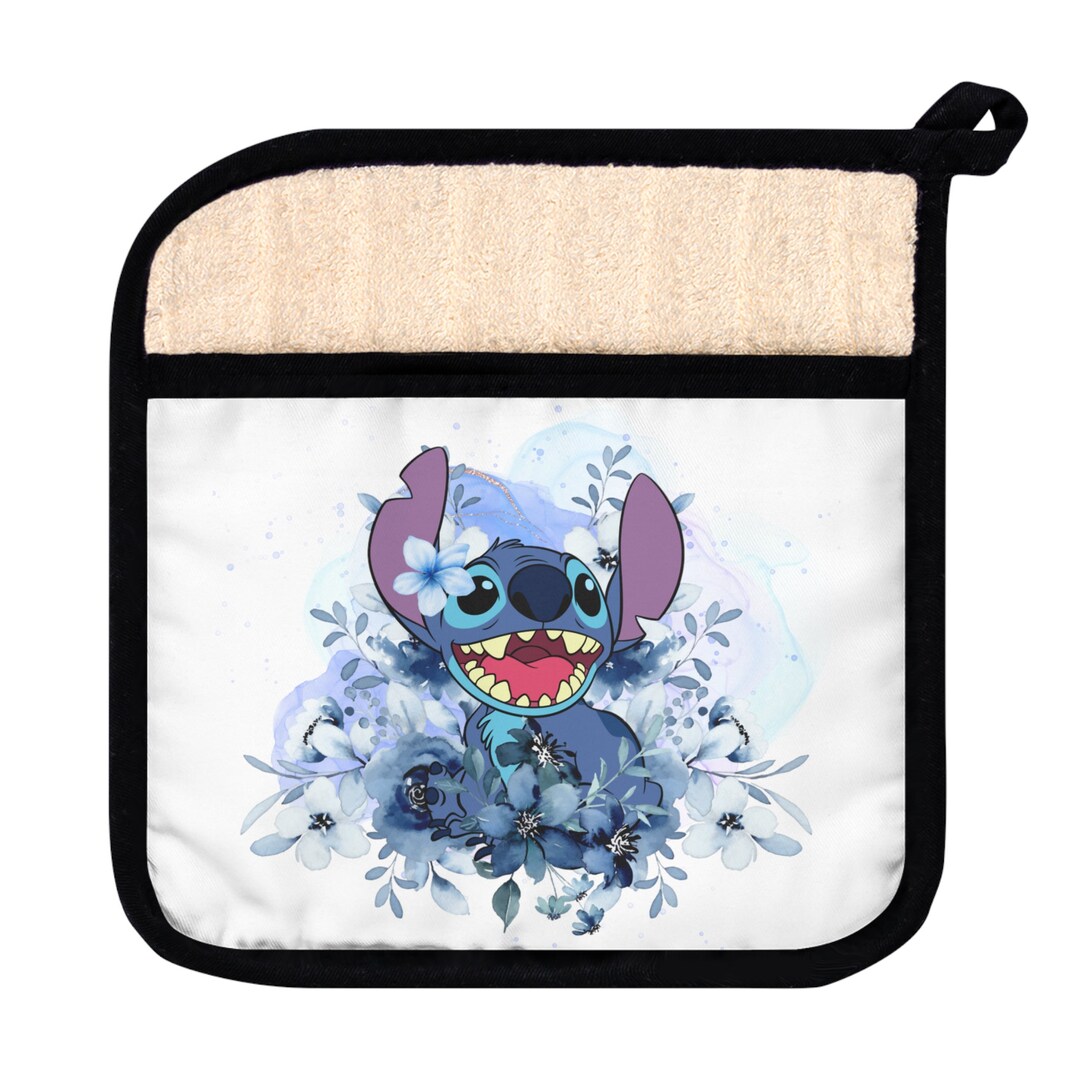 Stitch With Flowers Pot Holder With Pocket - Etsy