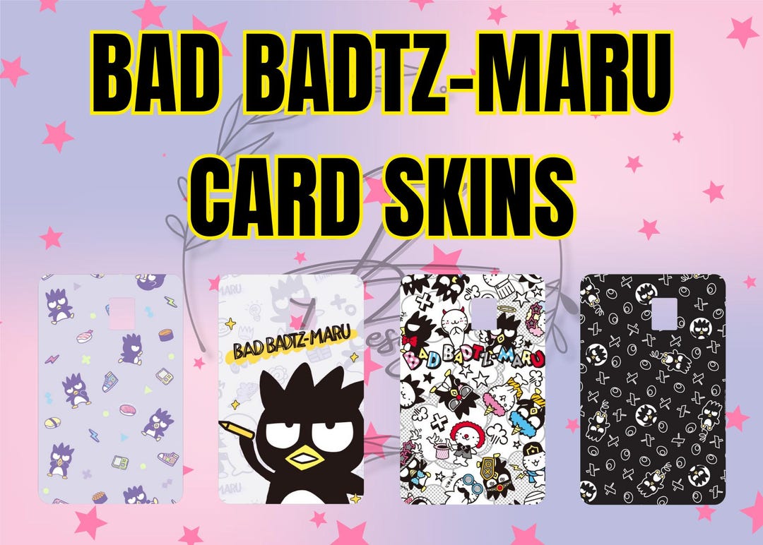Bad Badtz-maru Card Skin - Etsy