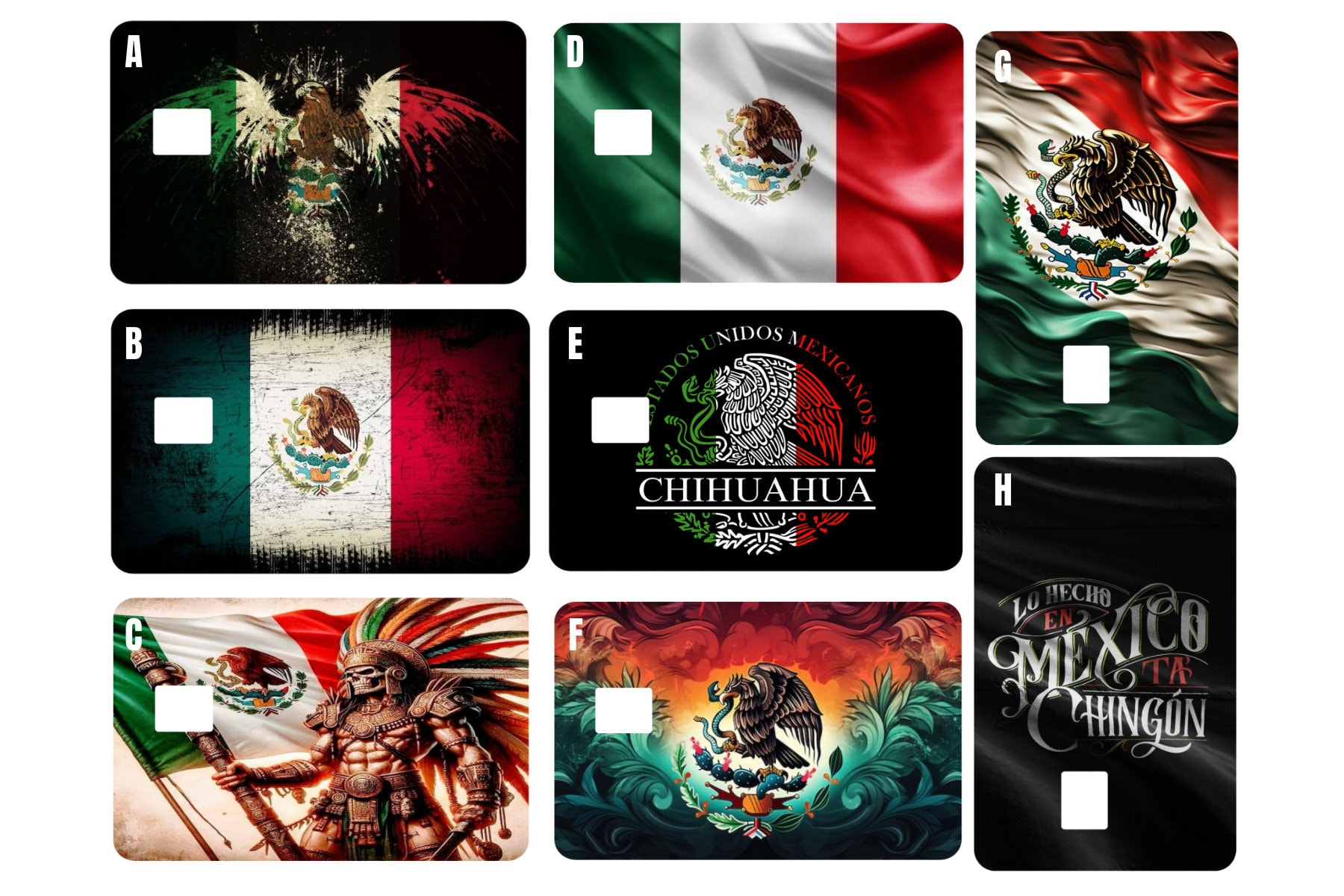 Mexican Flag Card Skin - Etsy
