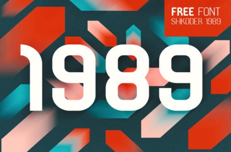 Shkoder 1989 Font, Note Font, Retro Font, Display Font, Branding Font ...