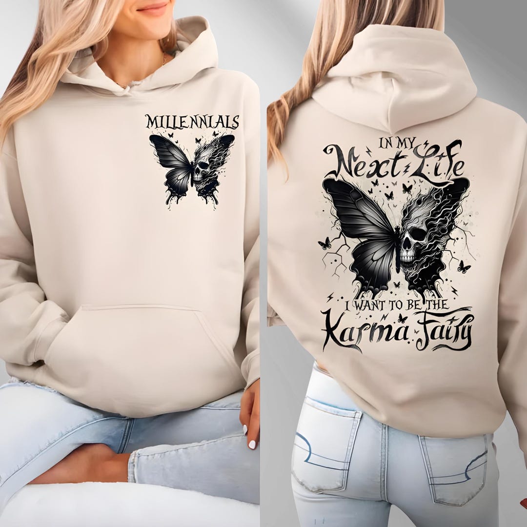 Karma Fairy Skull Butterfly Shirt, Generation X Boomer Shirt Custom ...