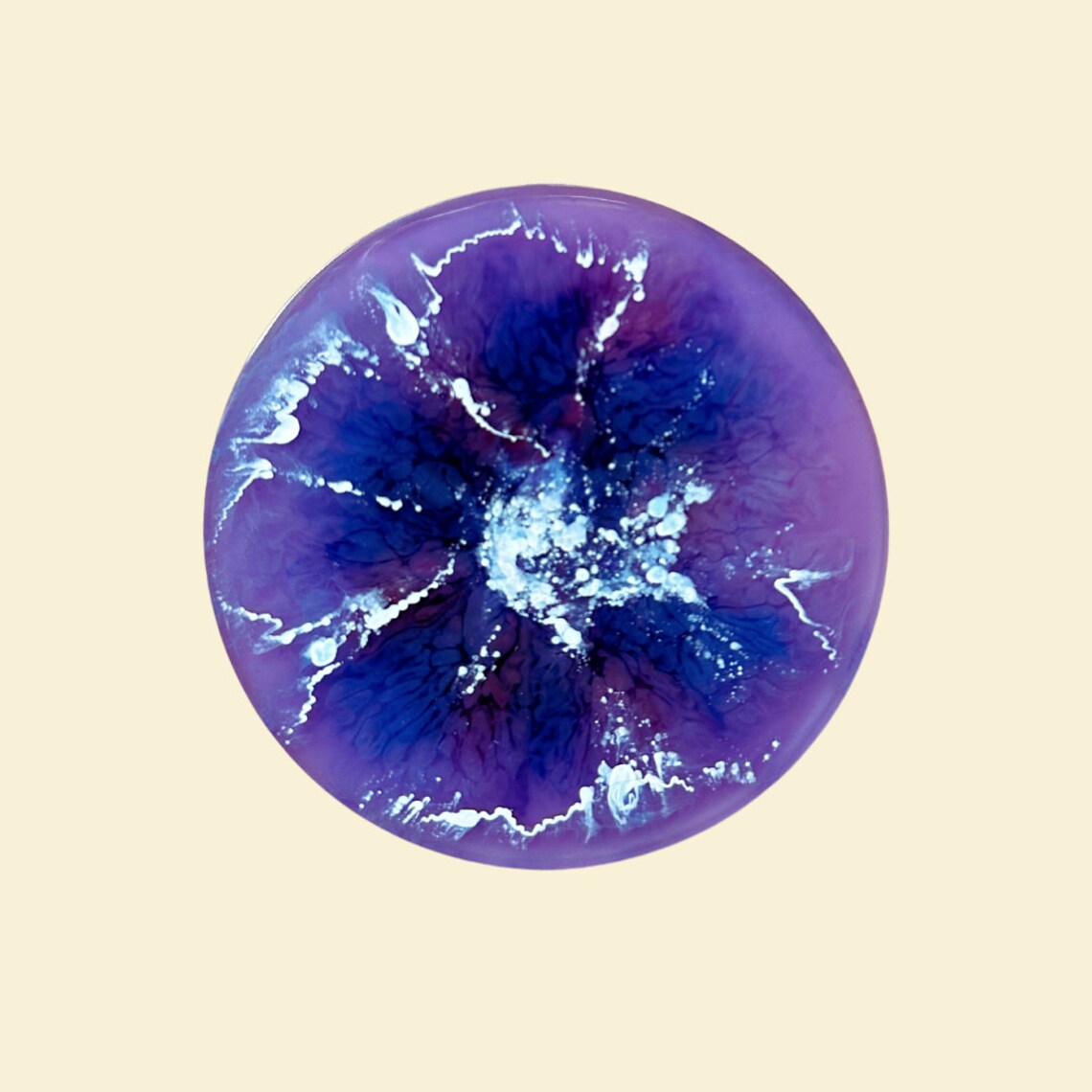 Midnight Sky Handmade Resin Coaster Pair, Jewellery Plate, Trinket ...