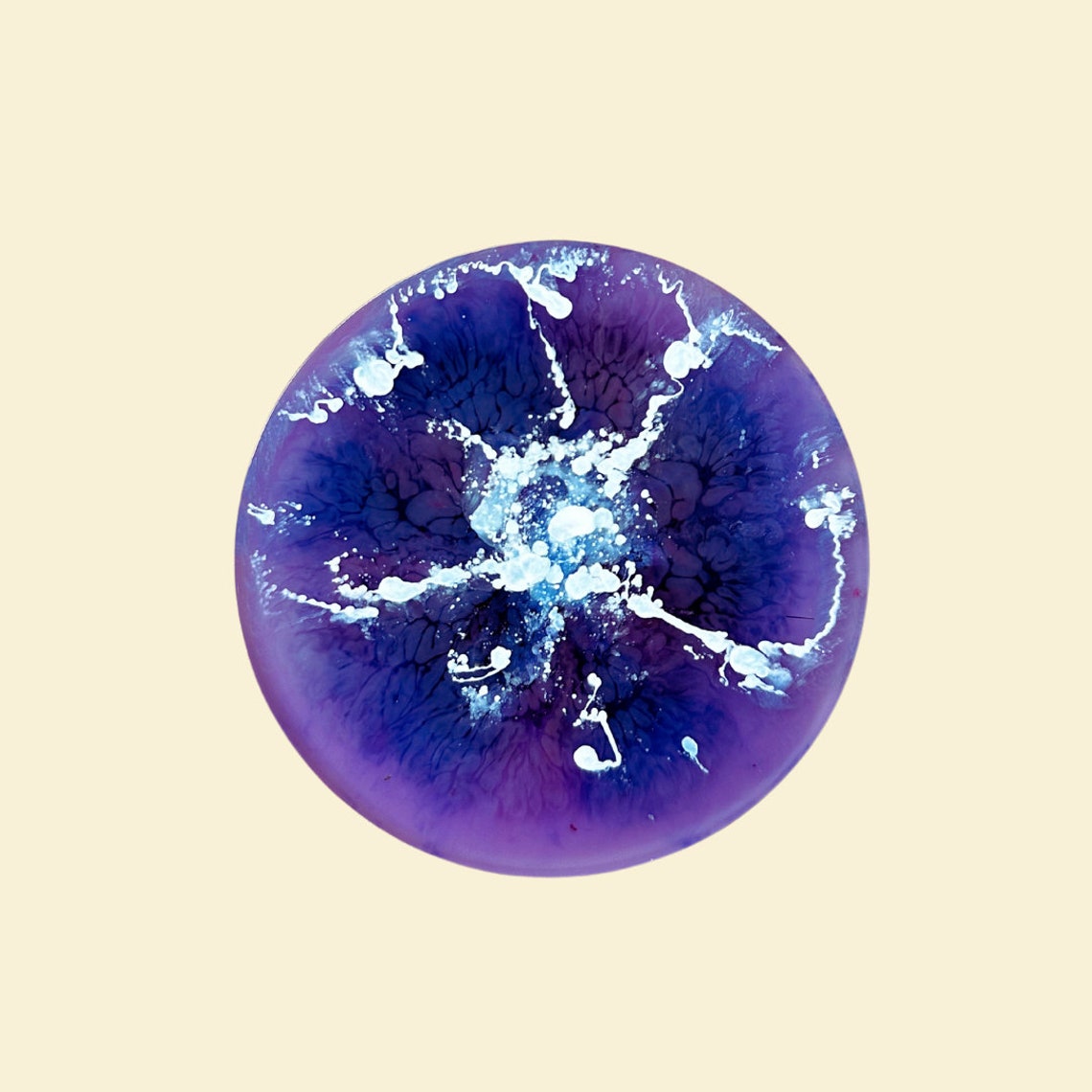 Midnight Sky Handmade Resin Coaster Pair, Jewellery Plate, Trinket ...