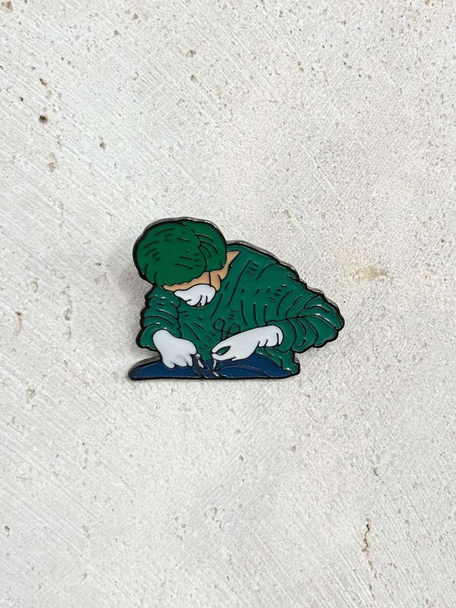 Doctor Enamel Pin, Medical Staff, Nurse Pin Badge, Gift for Doctor ...