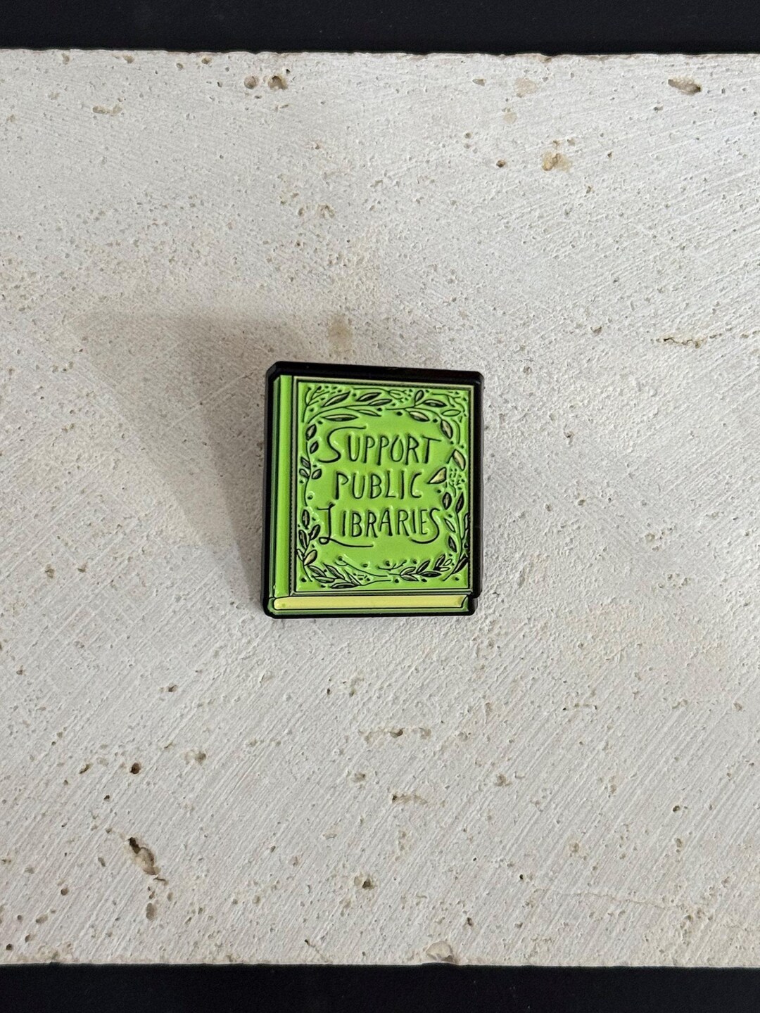 Support Public Libraries Enamel Pin, Brooch, Librarian, Readers, Book ...
