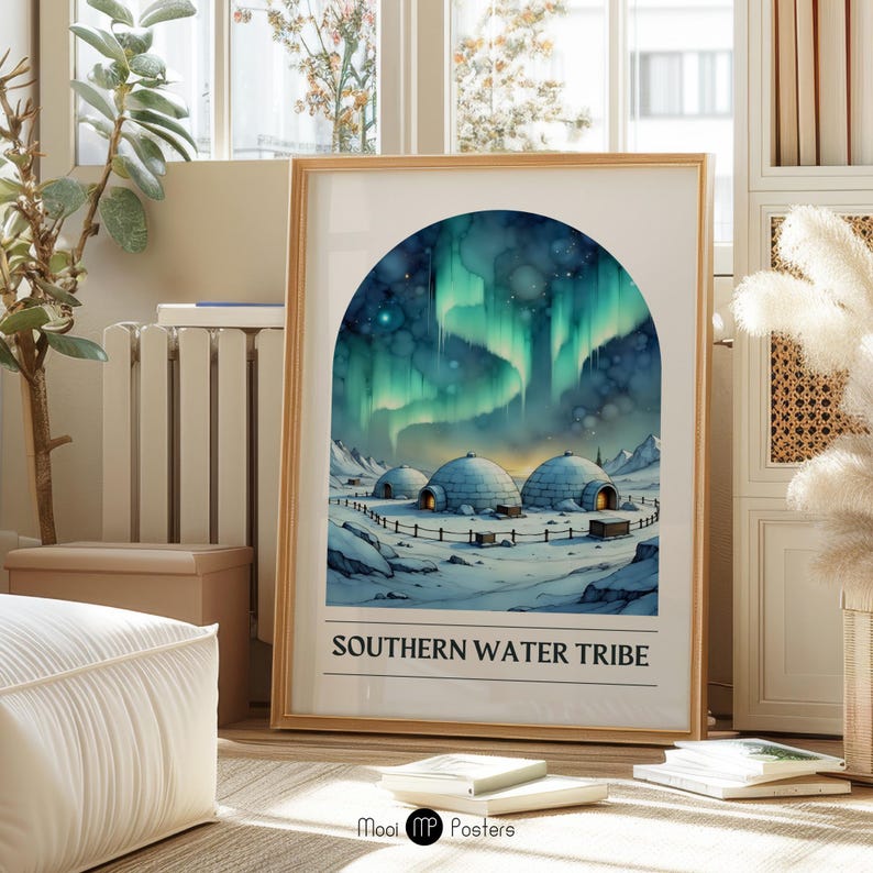 ATLA Southern Water Tribe Art Print: Avatar-inspired Fantasy Wall Decor ...