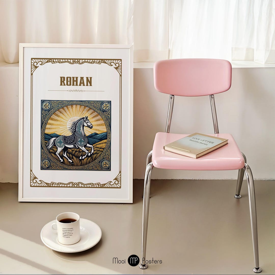 Rohan Crest Art Print: Middle-earth Horse Emblem (digital Download) - Etsy