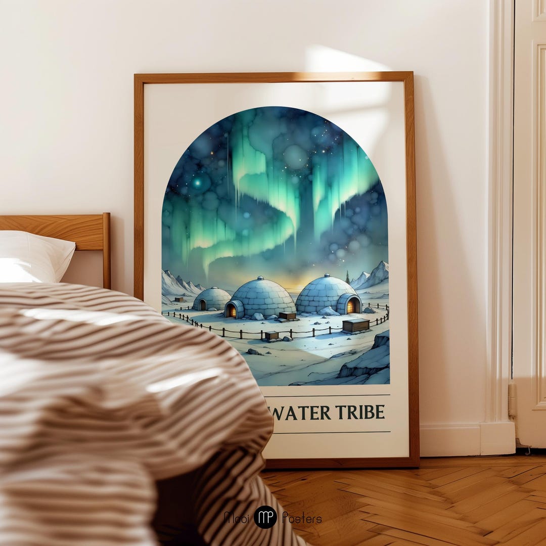ATLA Southern Water Tribe Art Print: Avatar-inspired Fantasy Wall Decor ...