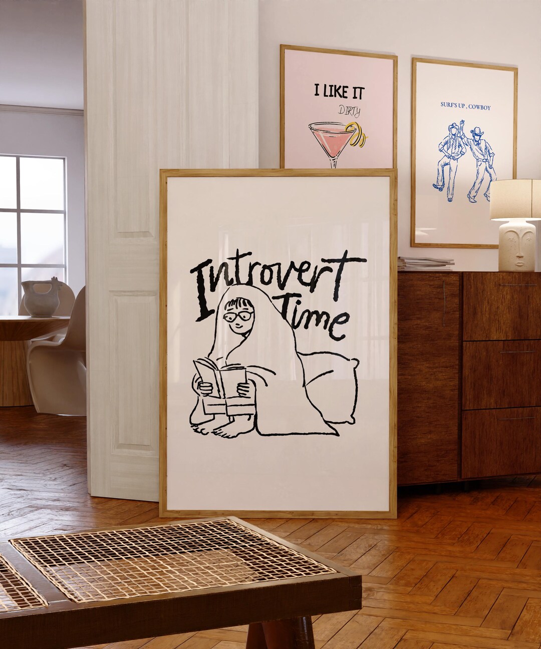 Introvert Time Print, Introvert Wall Art, Anti Social Gift, Funny ...