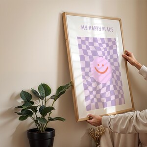 My Happy Place , Happy Place Poster, Trendy Wall Art, Smile Poster ...
