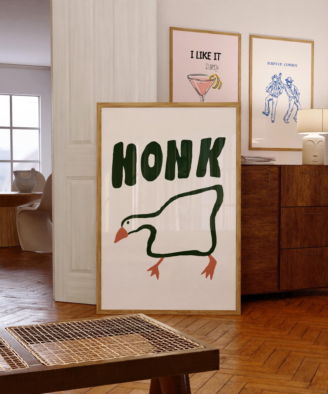 Funny Goose Poster, Goose Print, Goose Lover Gift, Trendy Wall Art ...