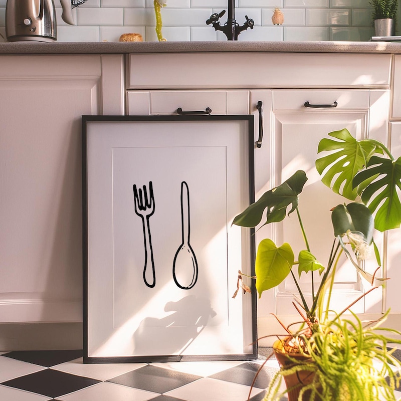 Fork and Spoon - Etsy