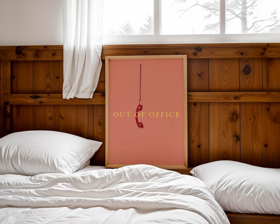 Out of Office Print, Office Print, Out of Office Poster, Trendy Wall ...