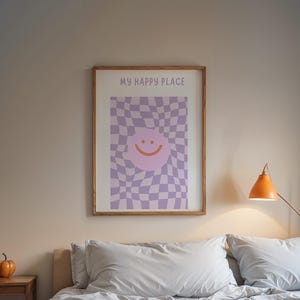 My Happy Place , Happy Place Poster, Trendy Wall Art, Smile Poster ...