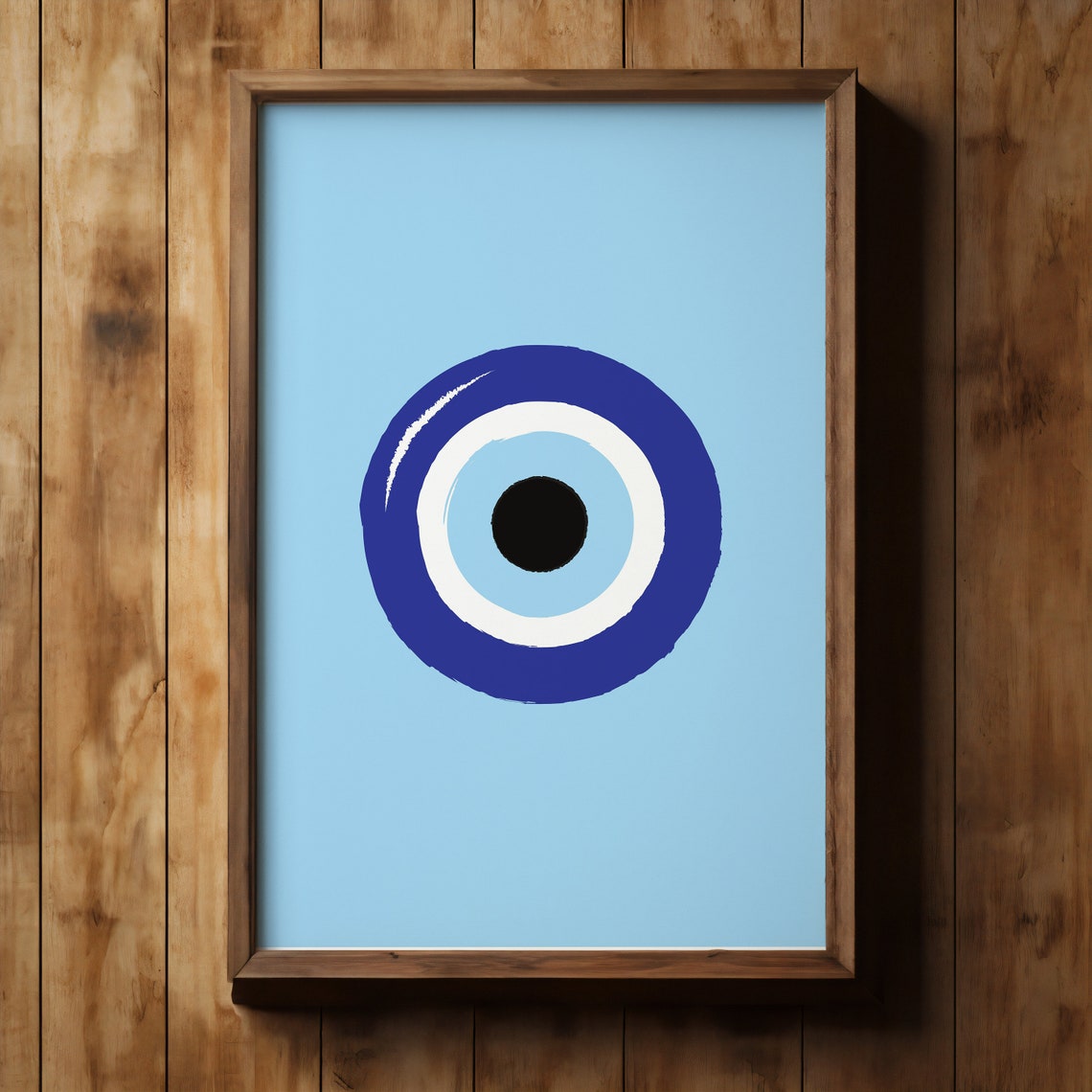 Evil Eye Wall Art , Evil Eye Protection Home Decor , Evil Eye Poster ...