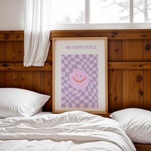 My Happy Place , Happy Place Poster, Trendy Wall Art, Smile Poster ...