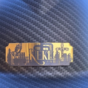 Personalized Safety Helmet Name Tag Plate Custom Hardhat Plate ...