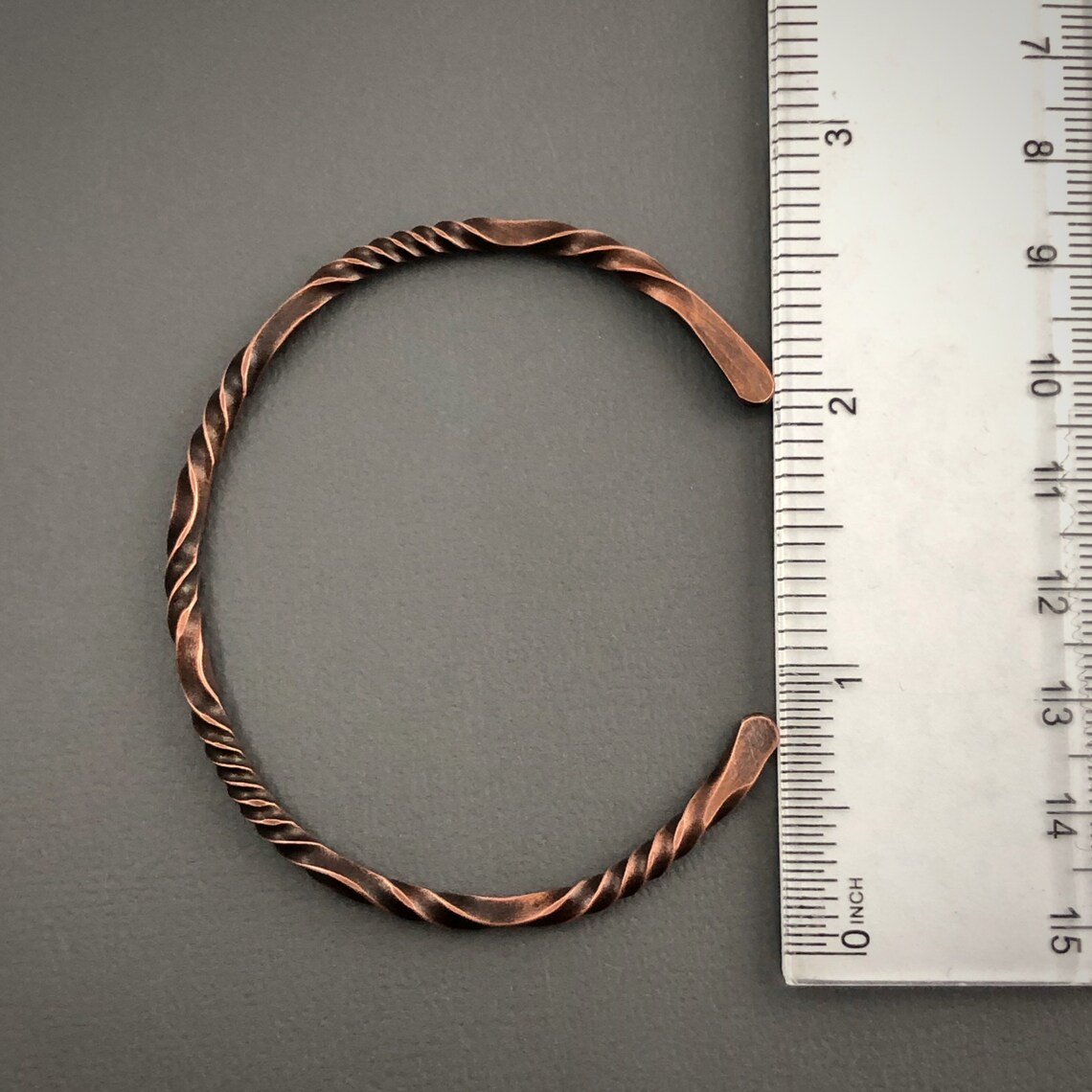Twisted Copper Cuff Bracelet Copper Bracelet Steampunk - Etsy