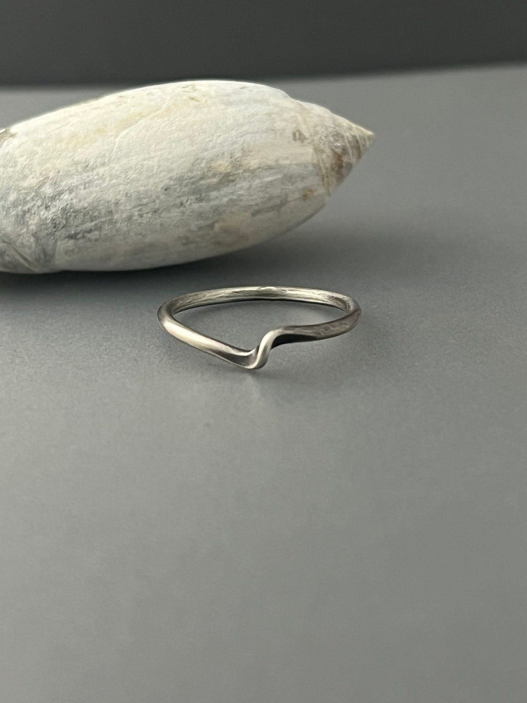 Silver Wave Ring, Sterling Wave Band, Silver Twist Ring, Stacking Ring ...