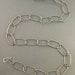 Titanium Chain, Oval Links, Hand Fabricated Chain, Hypoallergenic ...