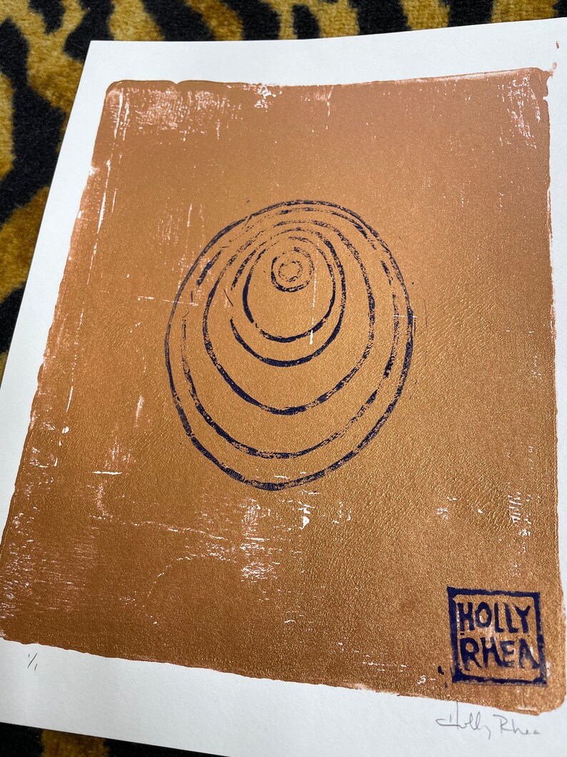 Cervix Dilation Chart Monoprint Painting the TRUE Path of Cervical ...