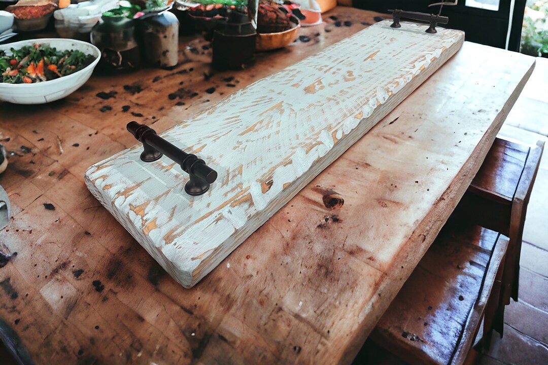 Farmhouse Centerpiece Tray Rustic Centerpiece Tray Table Centerpiece ...