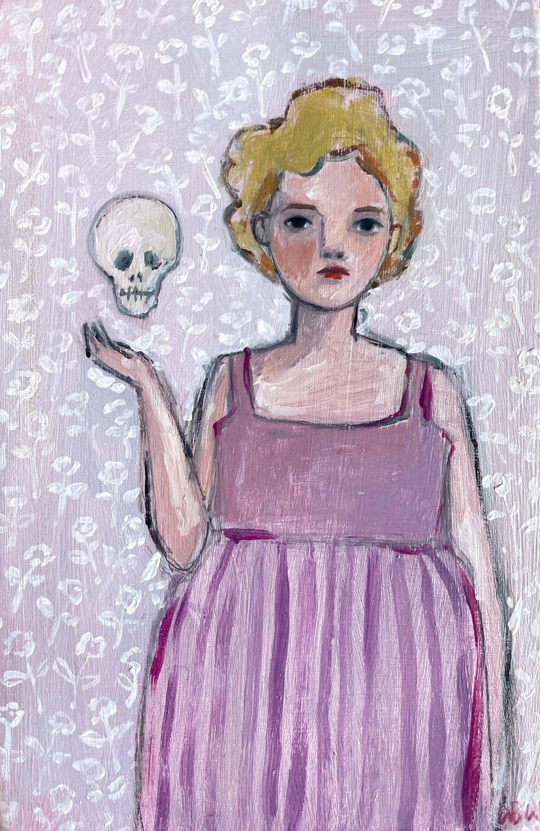 Samantha Oil Painting, Original Art Oil Painting Portrait - Etsy