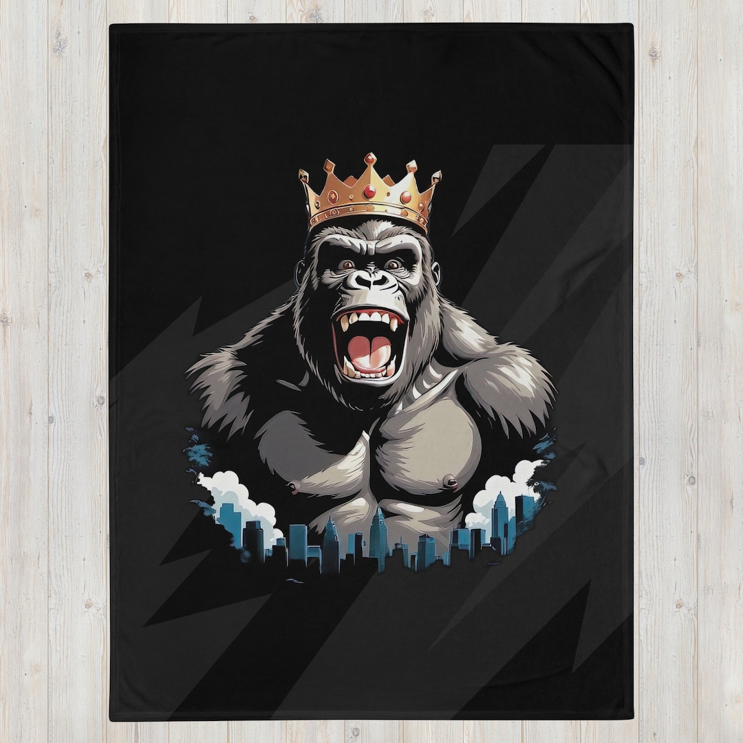 King Kong Throw Blanket - Etsy