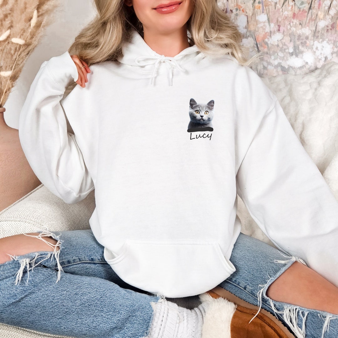 Custom Animal Hoodie, Personalization Animal Hoodie, Animal Photo ...