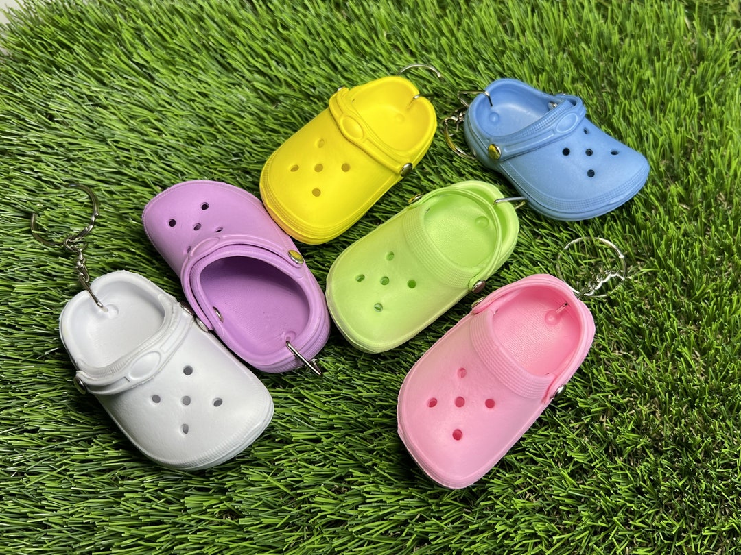 Mini Croc Keychain Mini Shoe Keychain Pin Croc Chain Clog Gift for ...