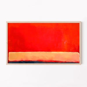 Mark Rothko Tv Kunst, Rothko Digitale Malerei, Moderne Wandkunst ...
