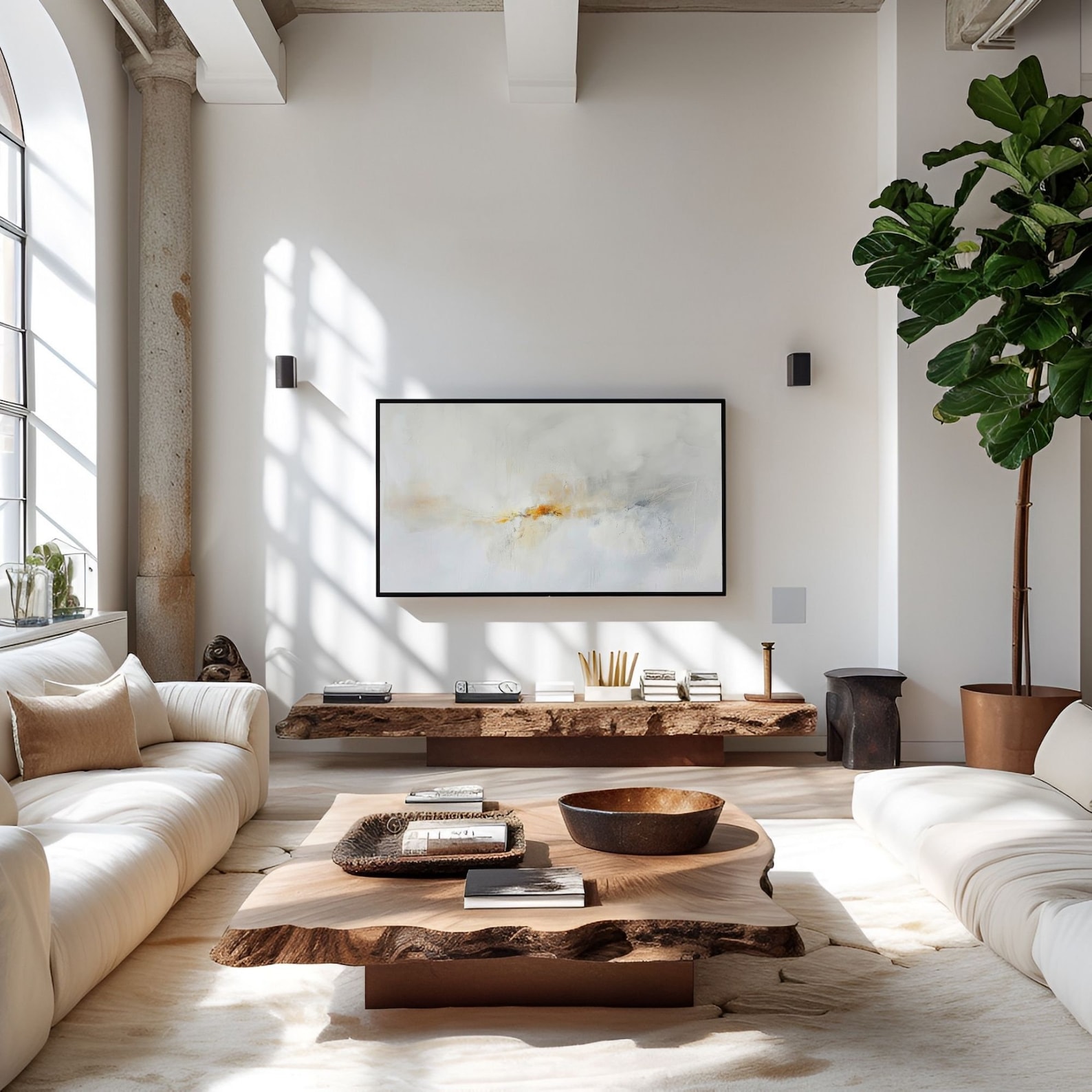 Wicked TV Art, Emerald Green and Pink Abstract Watercolor Painting ...