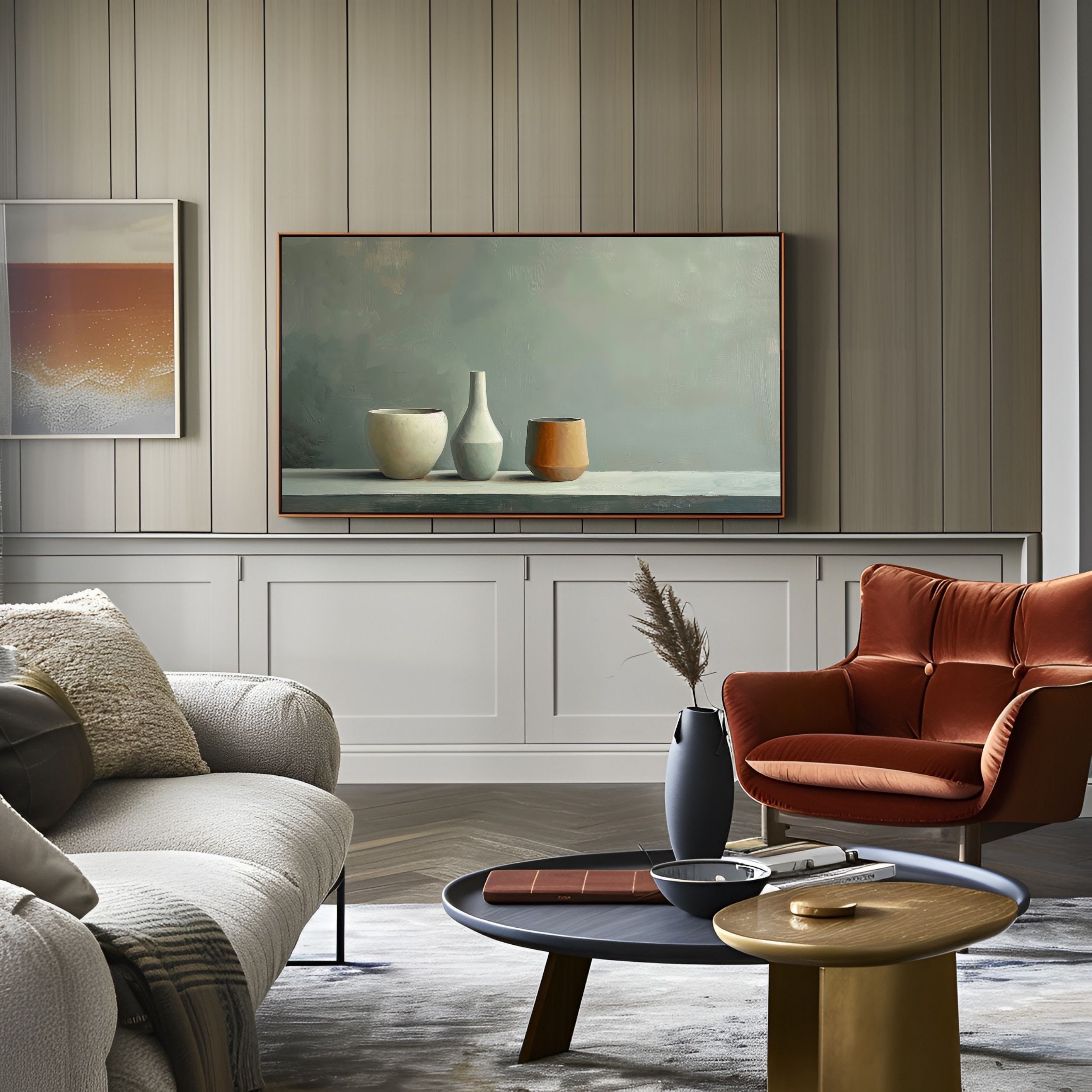 Samsung Frame TV Art Still Life Painting, Modern Still Life Objects ...