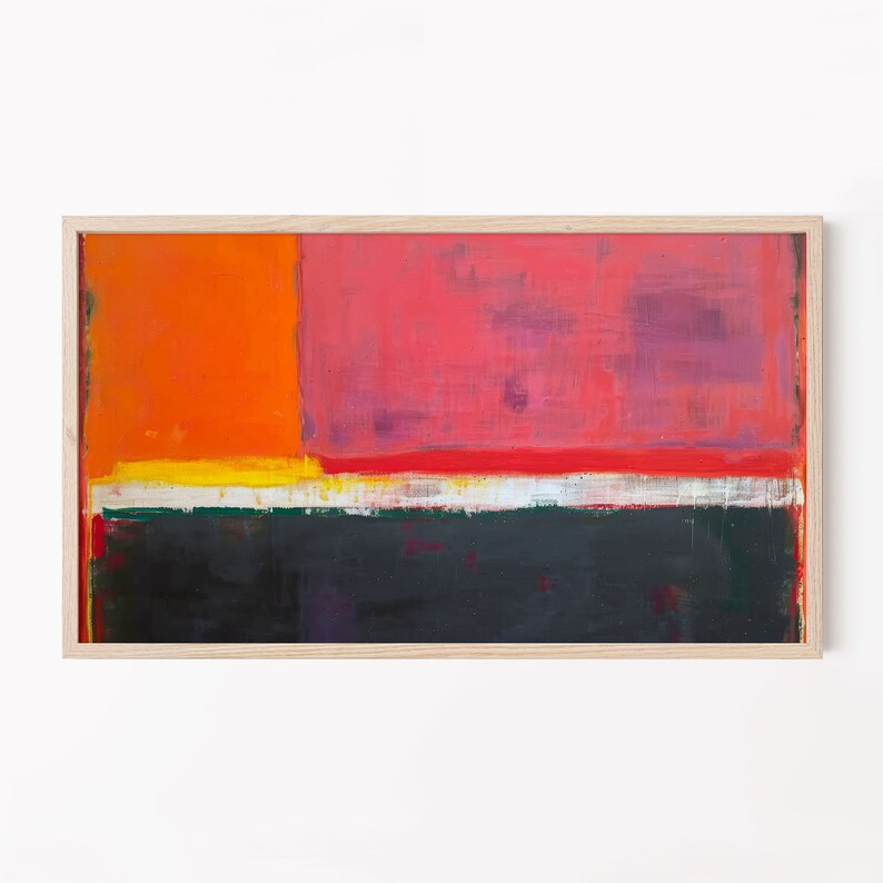 Mark Rothko, Contemporary Tv Art, Abstract Painting, Samsung Frame Tv ...