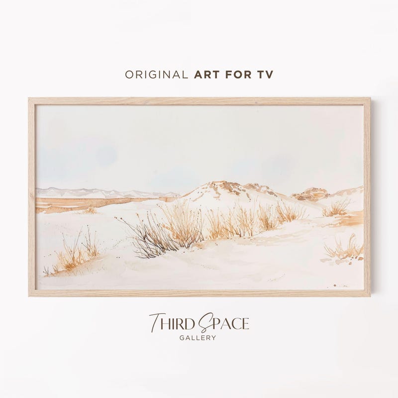 Desert Watercolor Print - Etsy