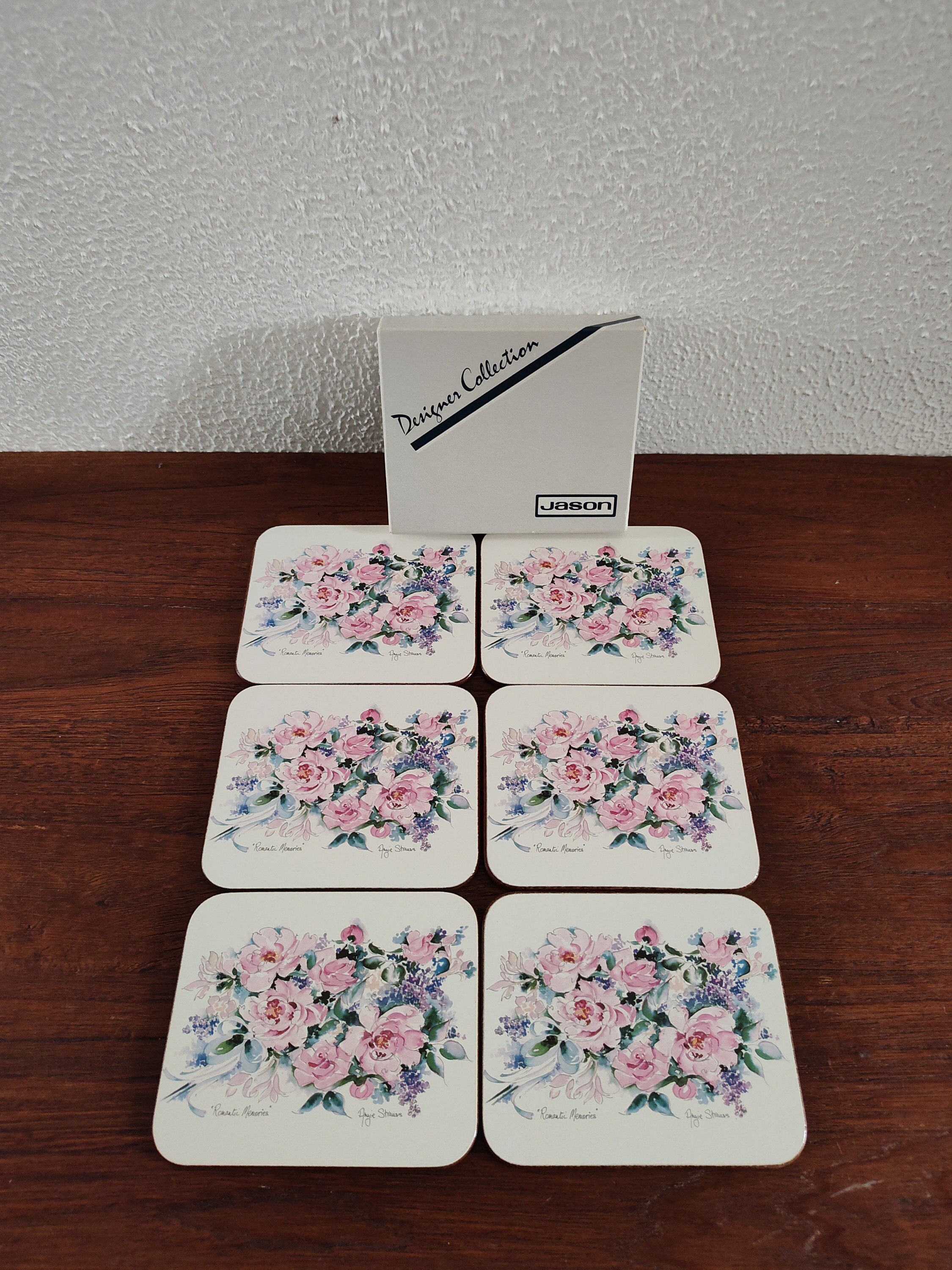 Vintage Jason Coasters romantic Memories Never Used Made in New-zealand ...