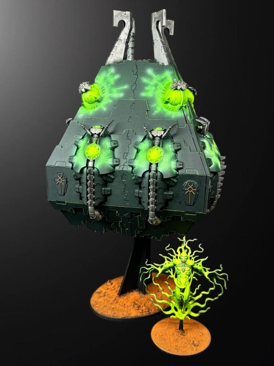 Warhammer 40k Necron Obelisk and C'tan Commission Painted Box Set - Etsy