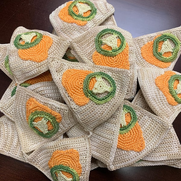 Crochet Mexican Flag Pattern - Etsy