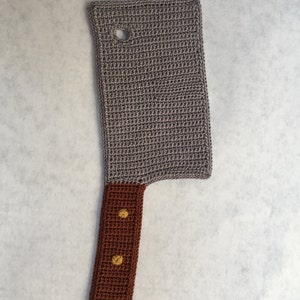 Crocheted Cleaver Applique/ornament Pattern (pattern Only) - Etsy